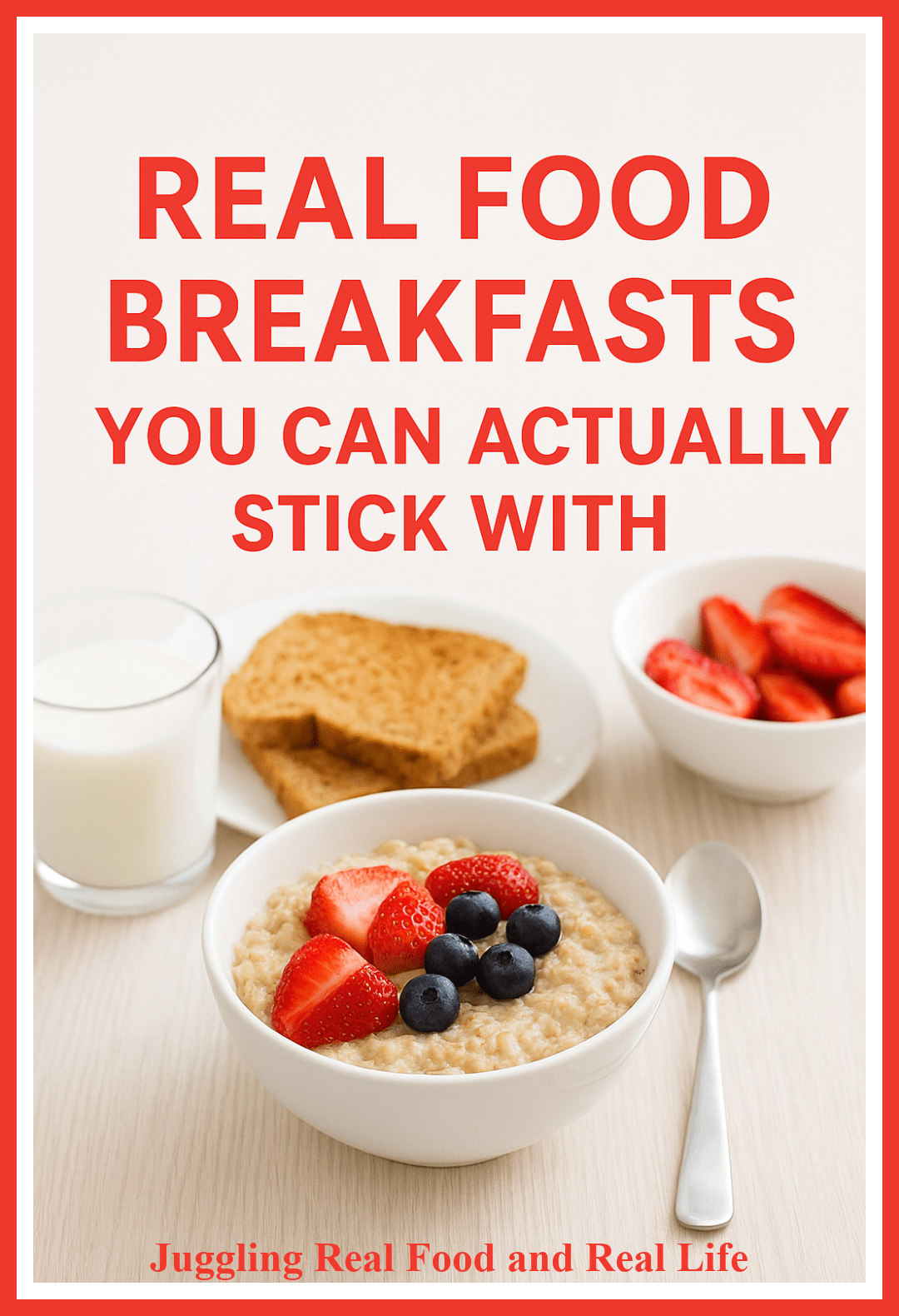 Week 8 Mid-Week Motivation: Real Food Breakfasts You Can Actually Stick With - Juggling Real ...